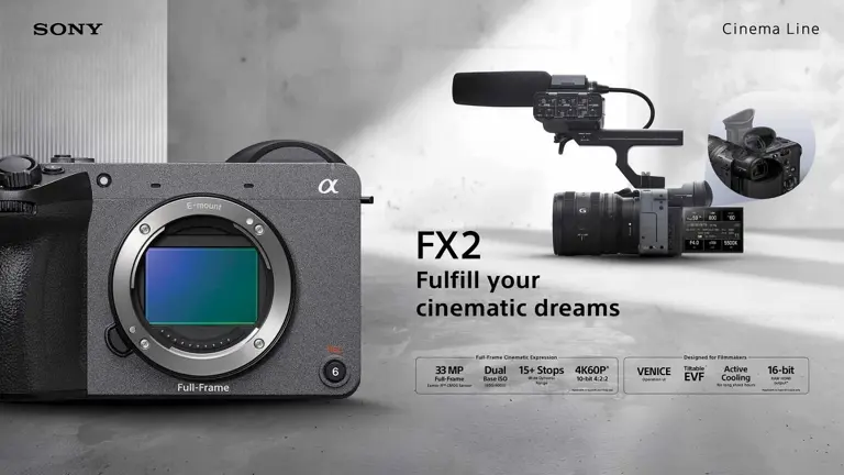 เปิดตัว Sony FX2 กล้อง Cinema Line รุ่นล่าสุด ตอบโจทย์ครีเอเตอร์มืออาชีพ