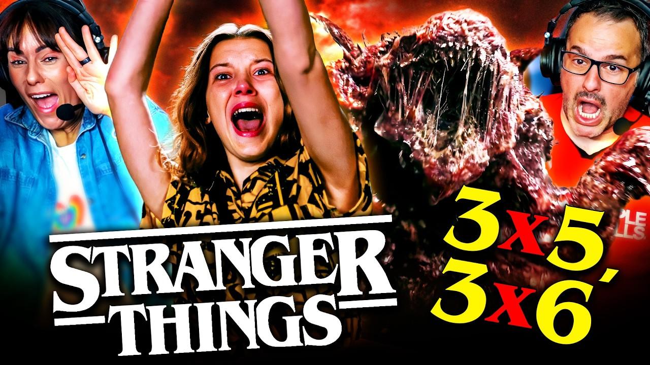 Stranger Things Season 3 Episode 5 & 6 Reaction!! Netflix | Millie ...