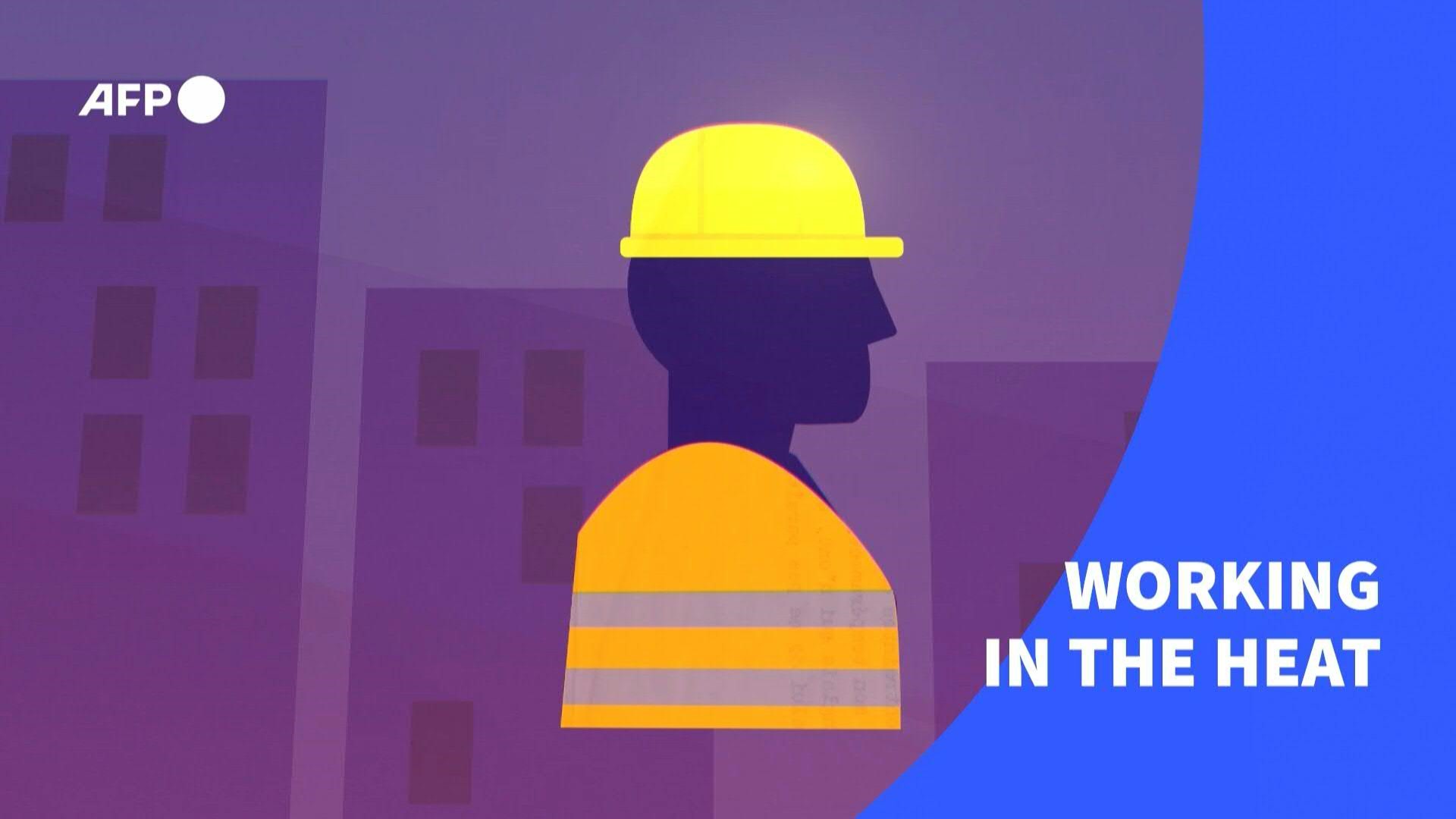 How can the human body adapt to work in the heat?