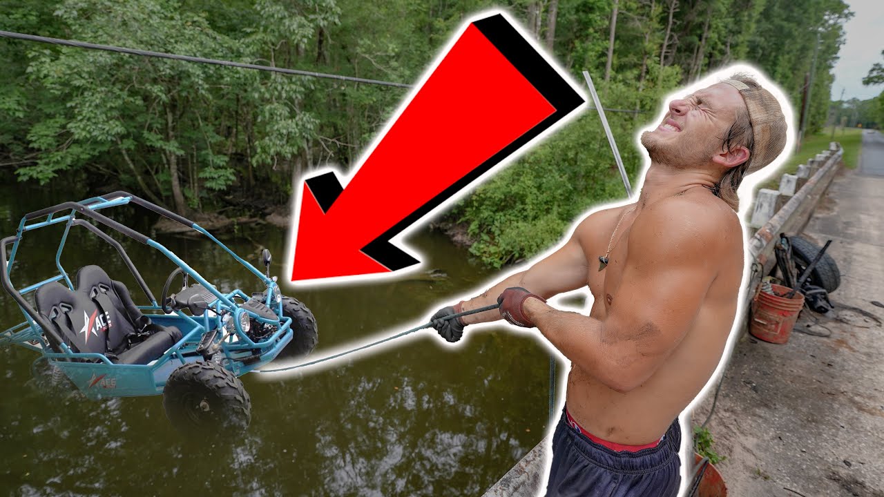 Magnet Fishing Adventure Ends with Go-Kart Discovery