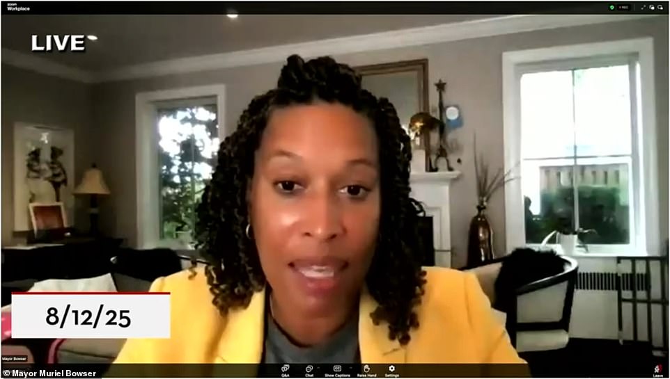 DC Mayor calls for residents to fight back on 'authoritarian push'