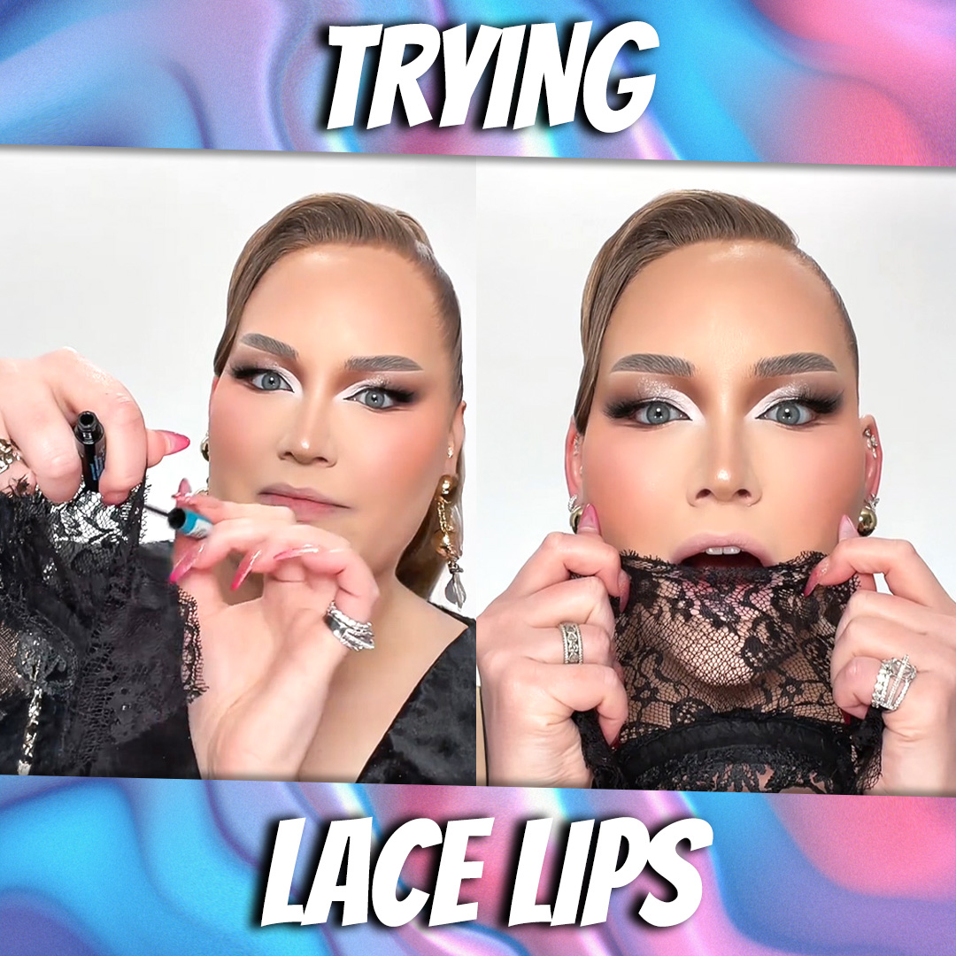 Trying Lace Lips｜NikkieTutorials