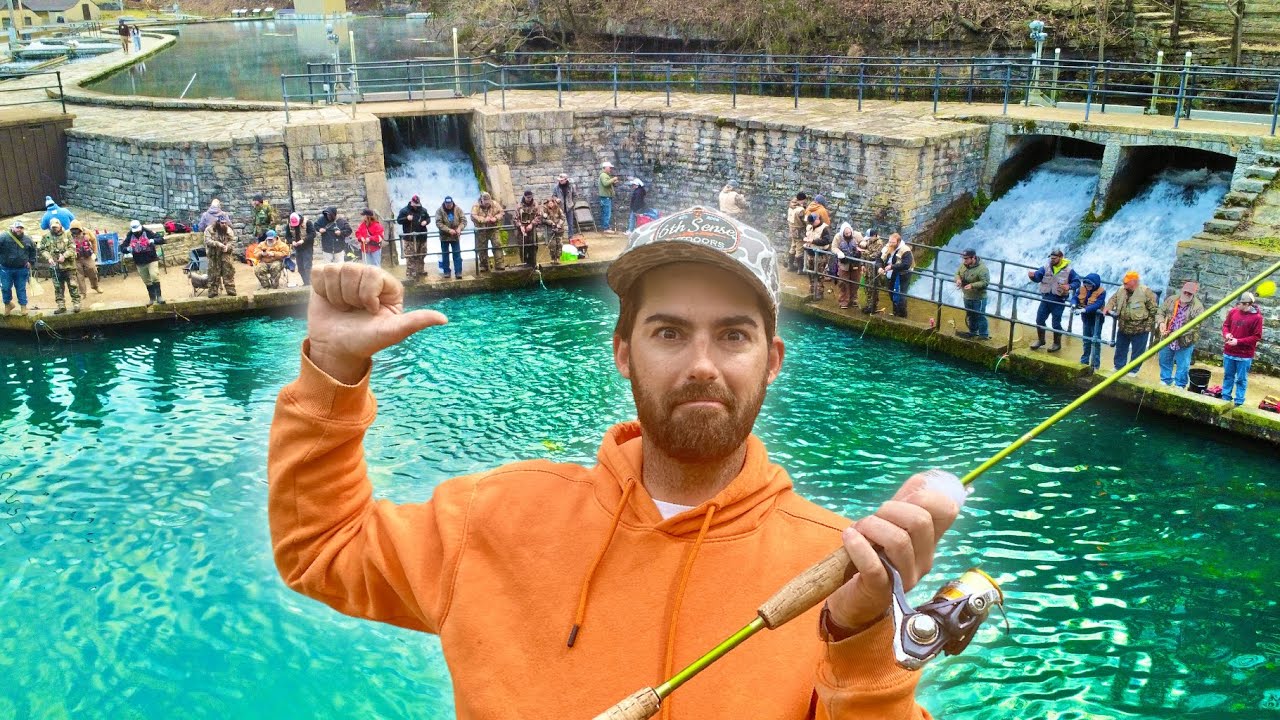 Joined thousands to fish America’s extreme trout river opening