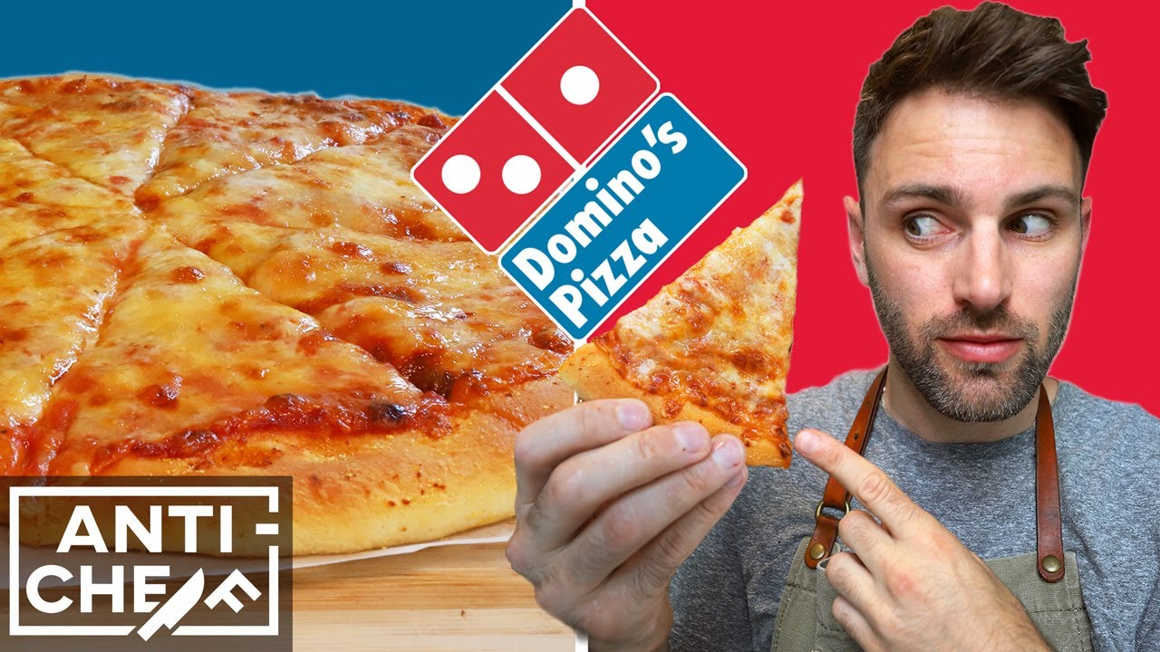 Recreating Domino’s cheese pizza at home