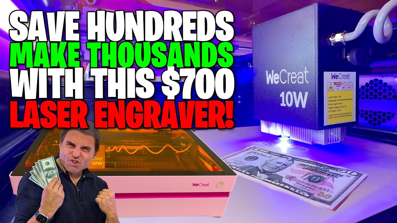 The Most Affordable Laser Engraver on Earth: WeCreat Vista in Pink