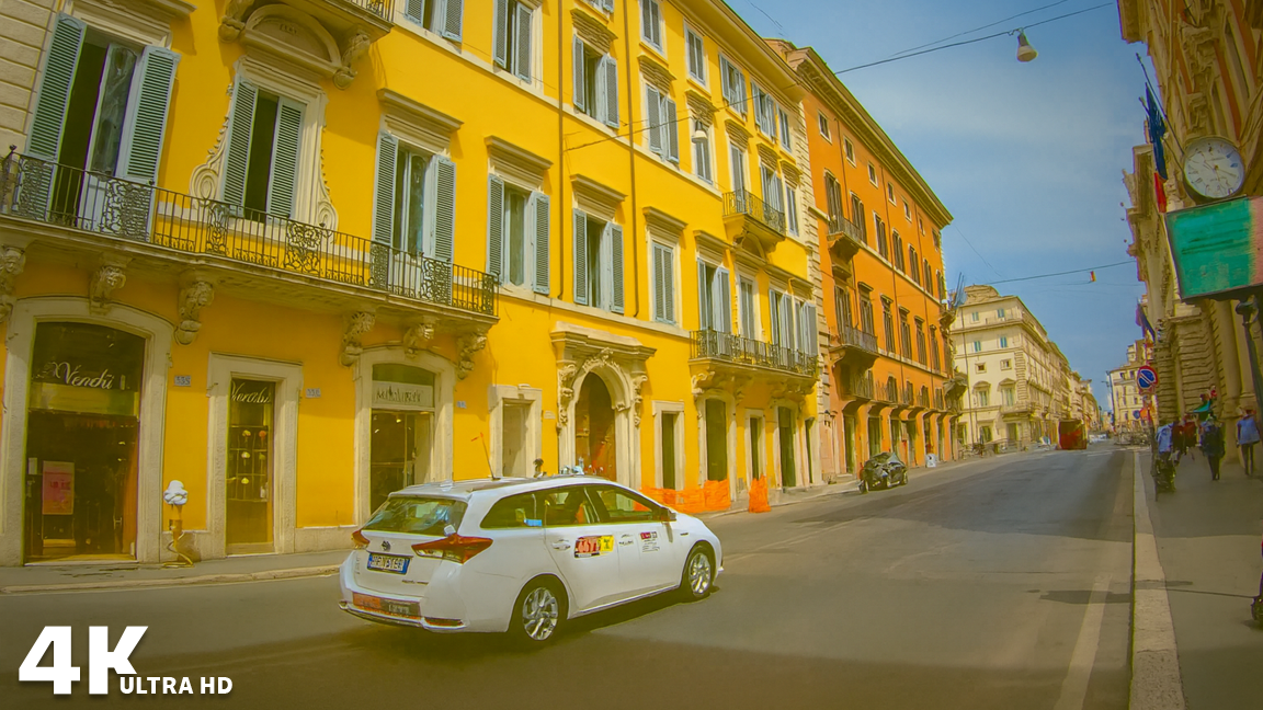 Trevi-kút és Pantheon Rómában – Sétatúra 4K-ban