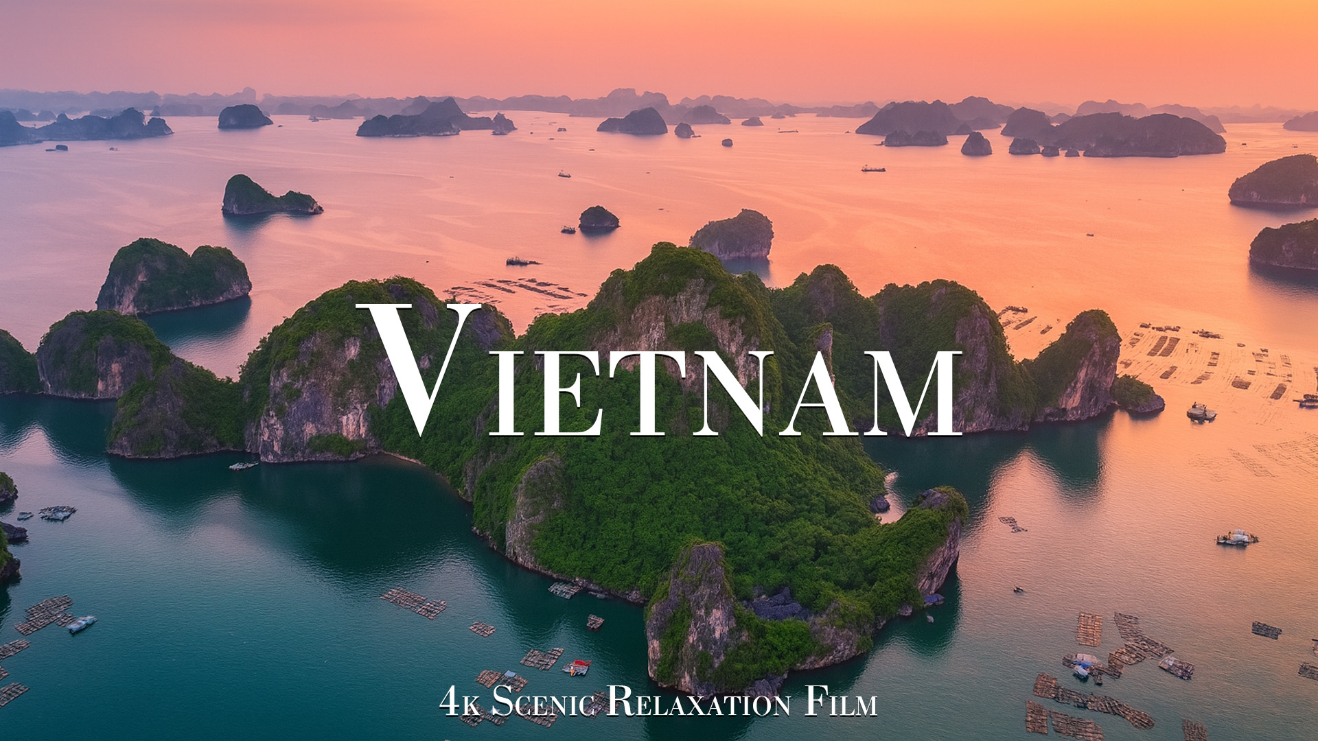 Ha Long Bucht in Vietnam – Ruhige 4K-Drohnenaufnahmen