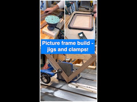 Making a picture frame - jigs and clamps #woodworking #tools # ...