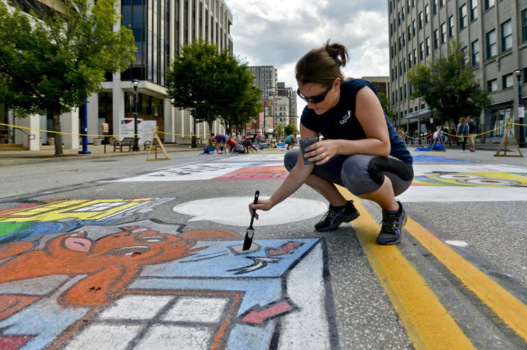 What artistic works will cover a city block at CelebrateErie? Find out ...