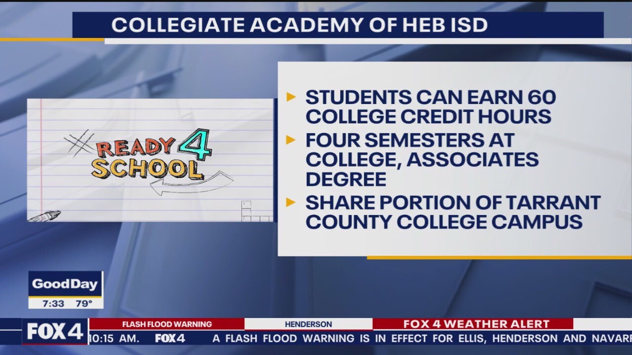 Collegiate Academy of HEB ISD opens today