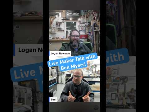 Live maker talk on having fun with workshop lasers! #workshop #laser # ...