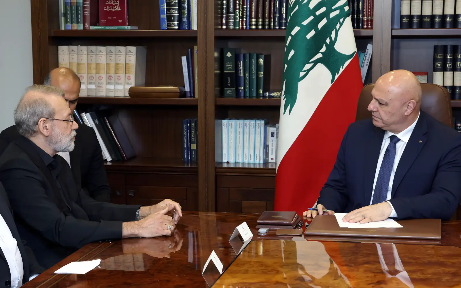 Lebanon president tells Iran security chief he ‘rejects all interference’