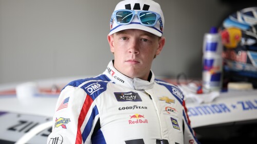 NASCAR will not curb driver celebrations after Connor Zilisch's fall in ...