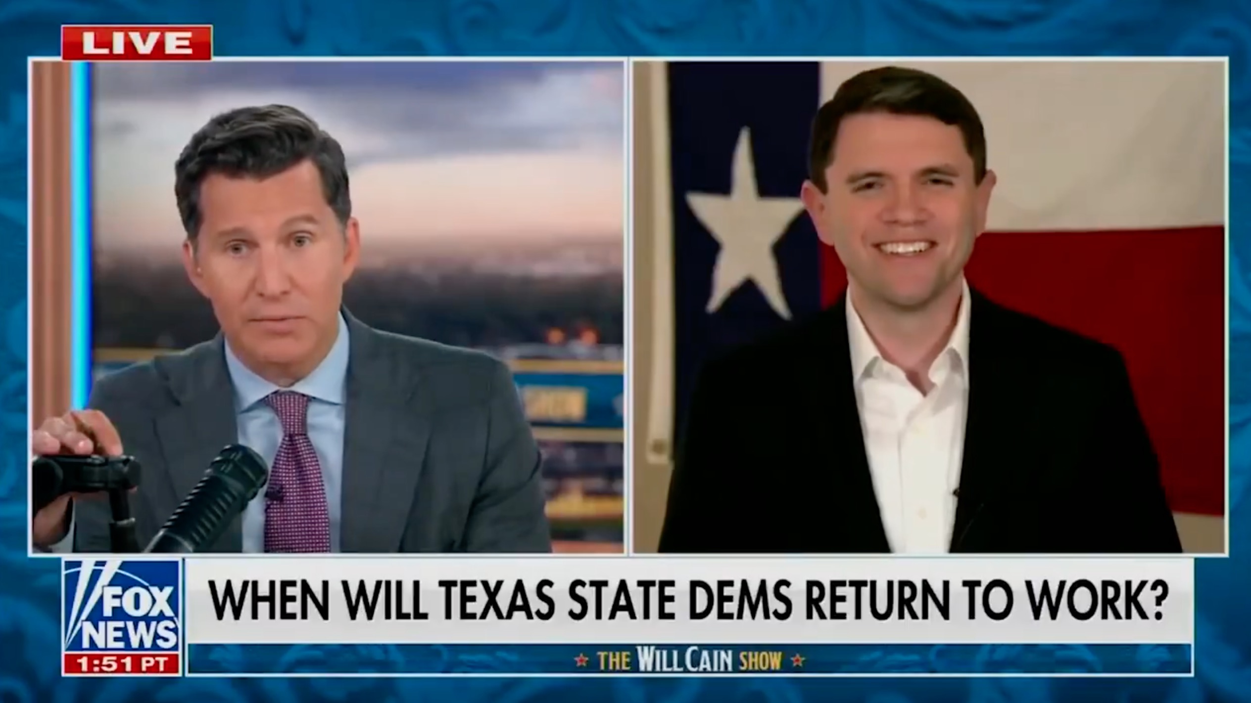 Texas Dem and Fox’s Will Cain Trade Blows Online After Abrupt End to ...