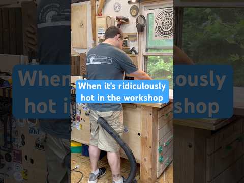 Simple method to cool yourself down while working in a hot shop # ...