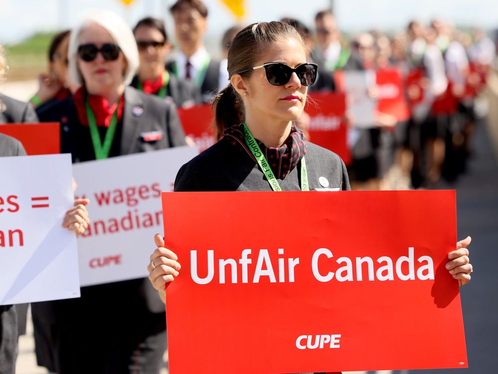Air Canada to suspend flights amid potential flight attendant strike