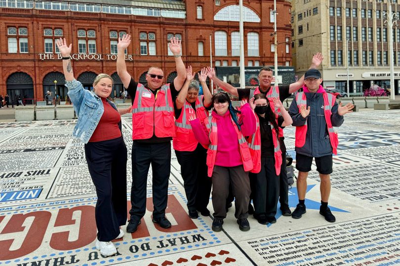Meaning behind new Blackpool Transport staff in bright pink uniforms