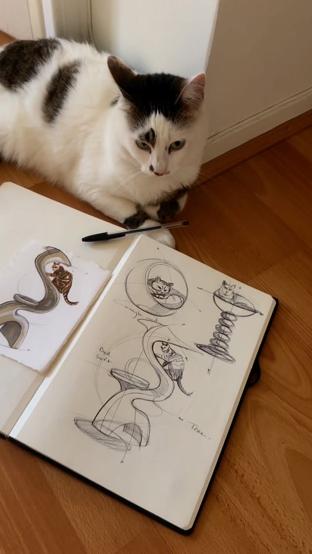 When Your Cat Totally Judges Your Designs