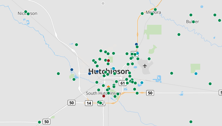 There are Geocaches hidden throughout Hutchinson. Here's how to find one