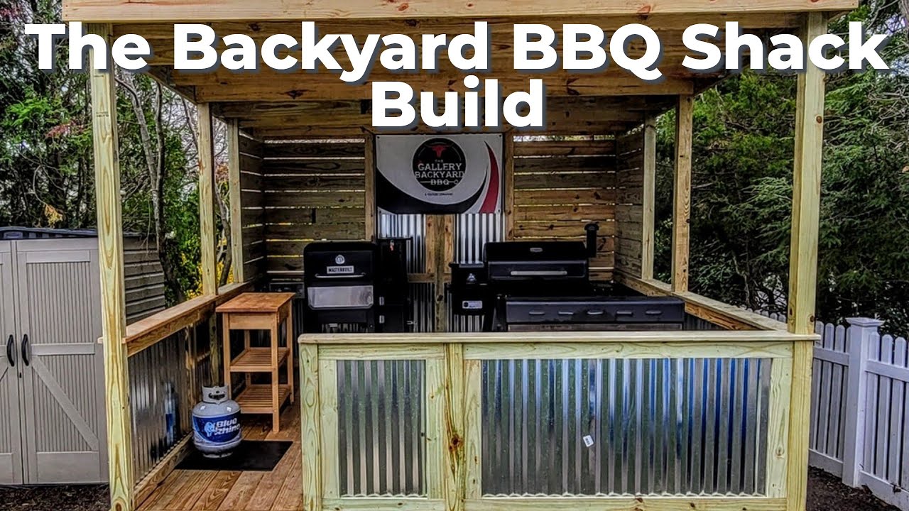 Building a Backyard BBQ Shack!