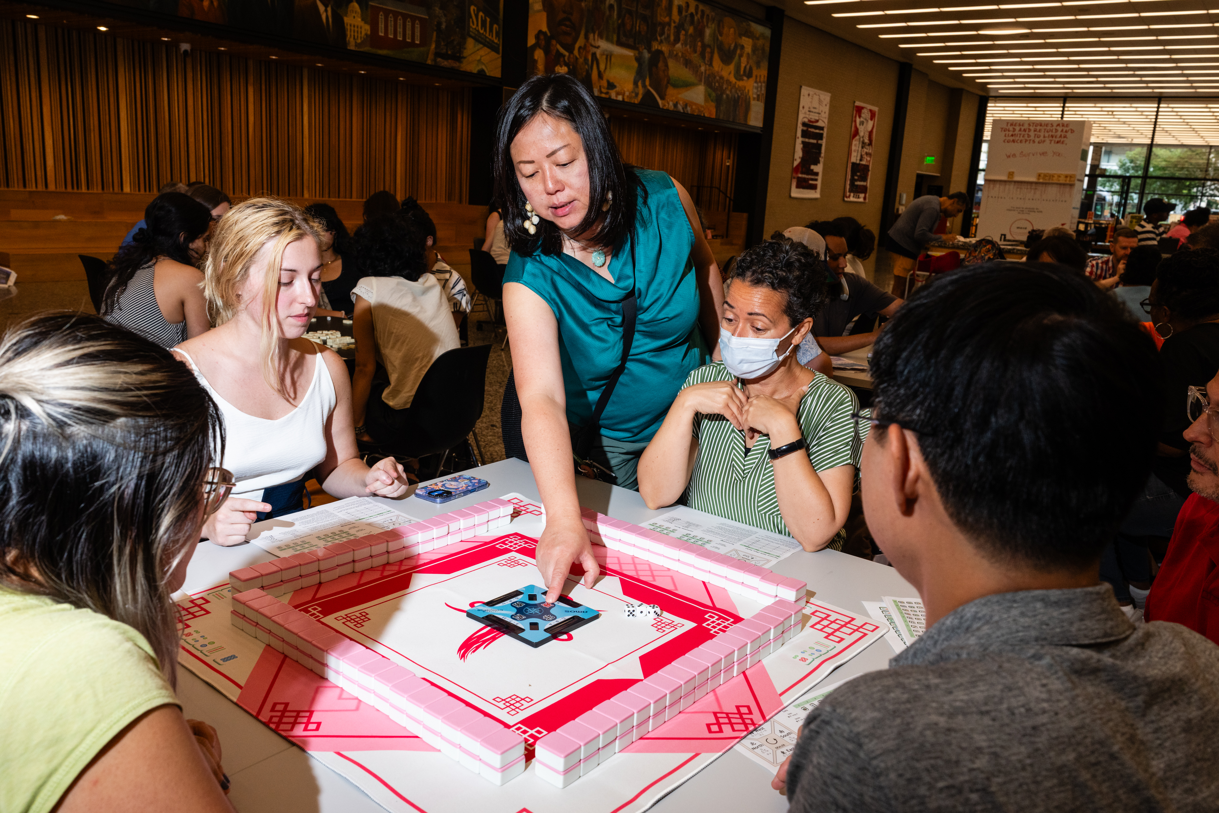 At a D.C. library, camaraderie flourishes through mah-jongg