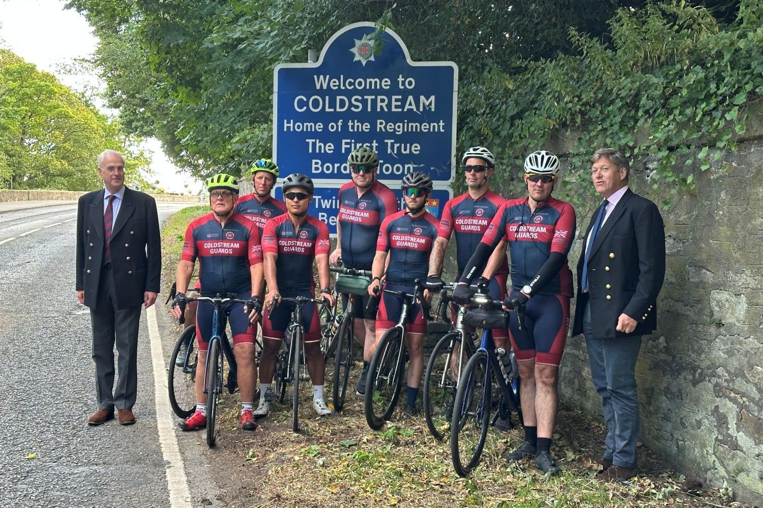 A busy week at Coldstream included the arrival of Guards cycling for ...