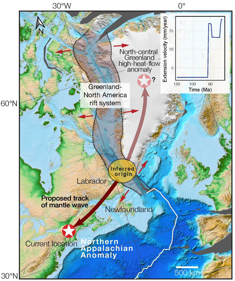 Giant blob oozing underground towards New York City