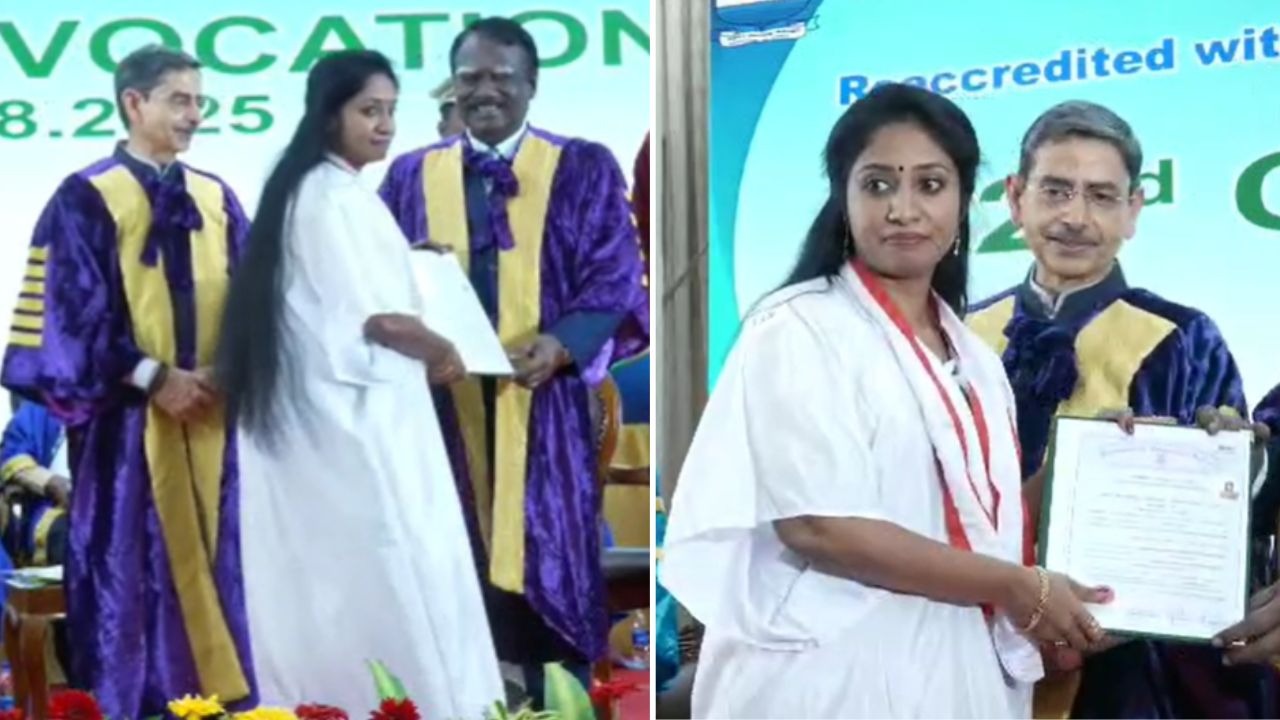 Video: Tamil Nadu student, wife of DMK leader, skips Governor RN Ravi ...