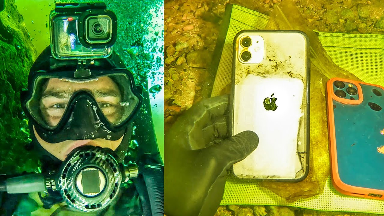 iParadise? Scuba Diving for Lost iPhones Underwater!