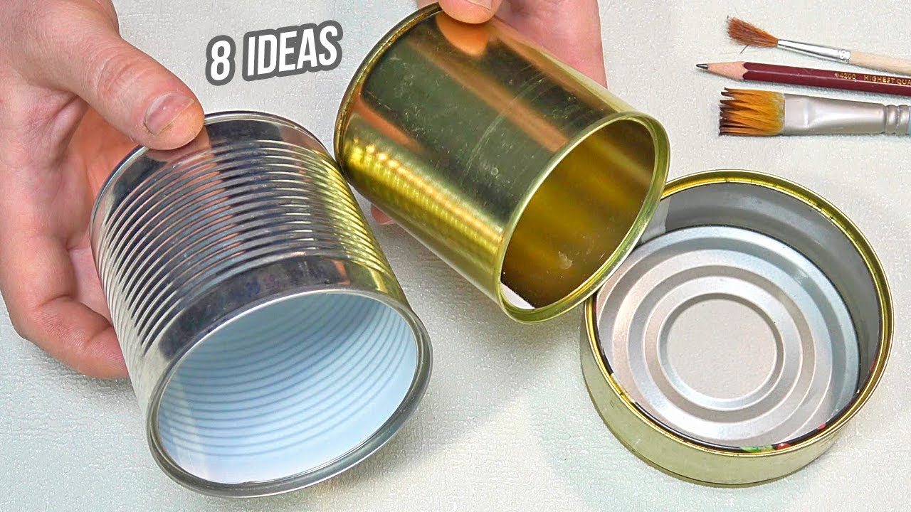 Eight DIY Tin Can Decoration Ideas