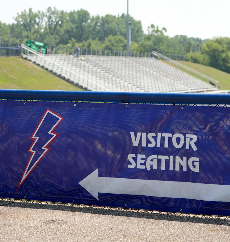 Lake Local's Blue Streak Stadium visitor seating gets safety ...