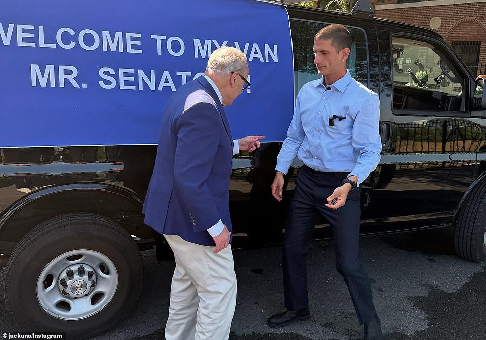 Chuck Schumer gives Jack Schlossberg a job after a van ride together