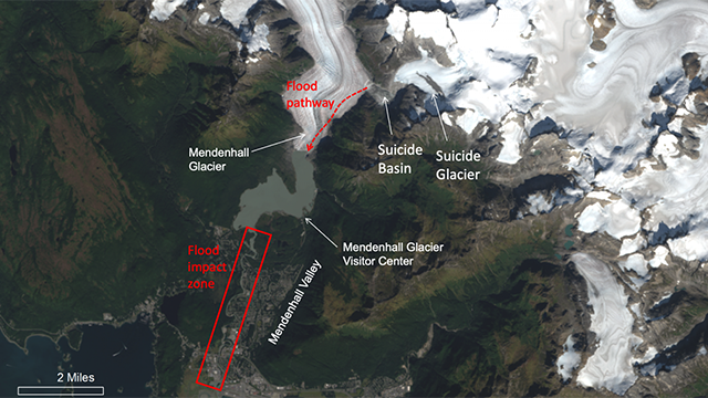 Record glacial outburst flooding rocks parts of Alaska's capital as ...