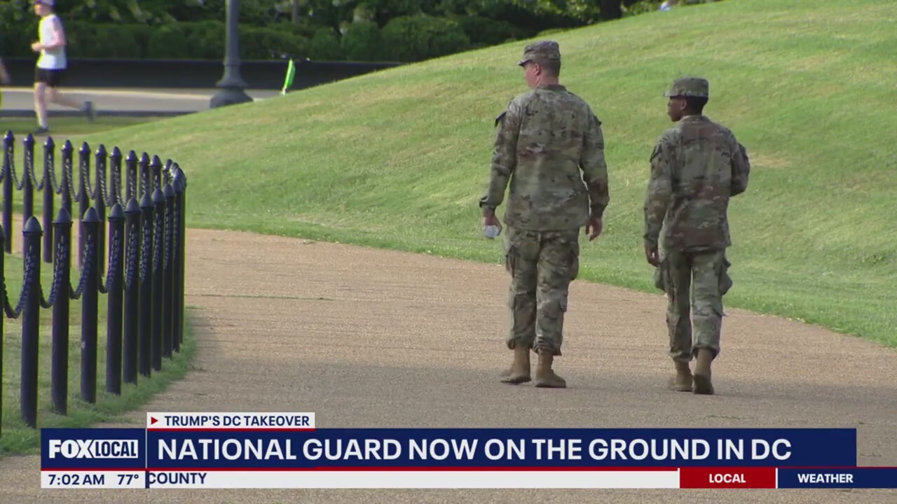 National Guard, federal officers on the ground in DC