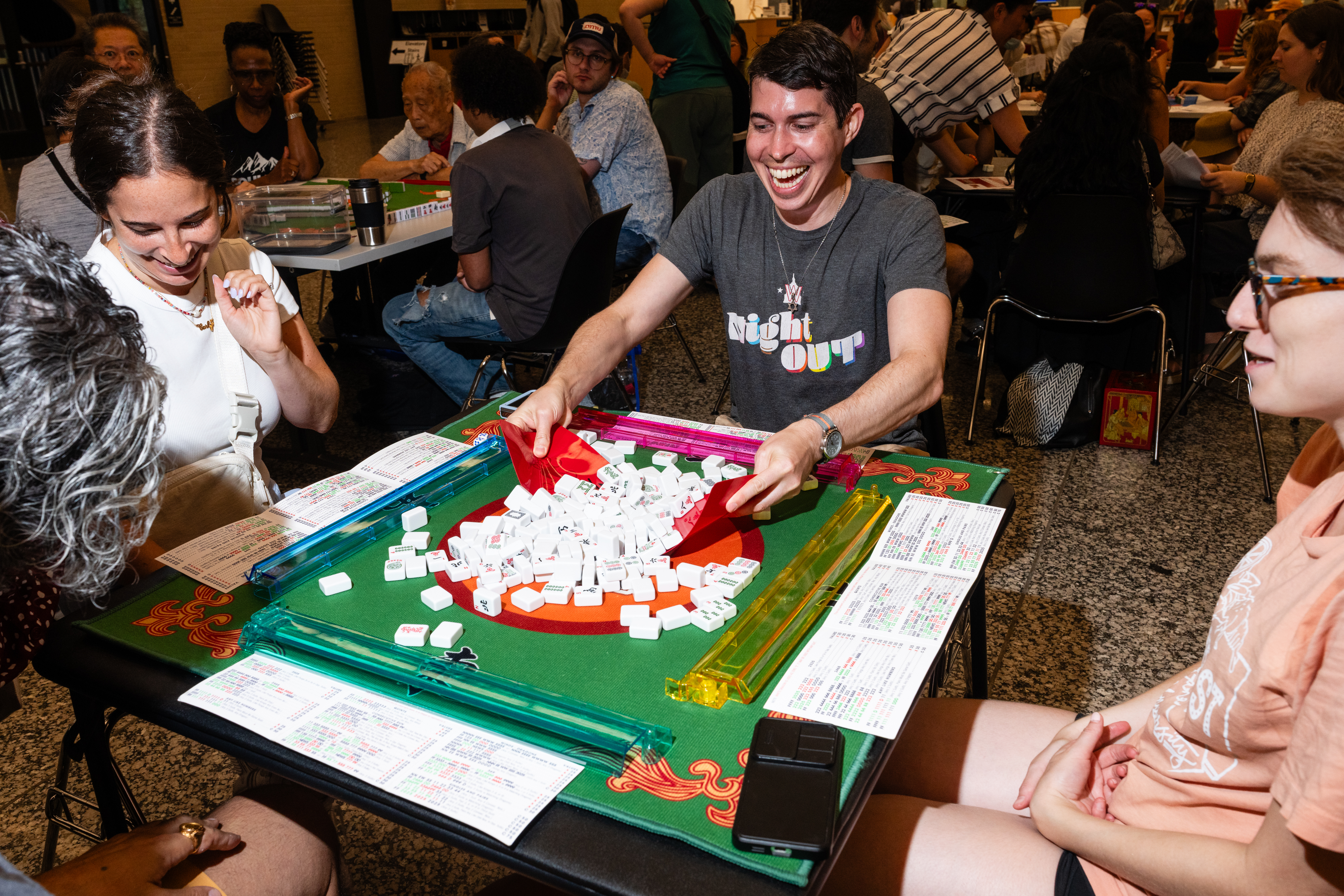 At a D.C. library, camaraderie flourishes through mah-jongg