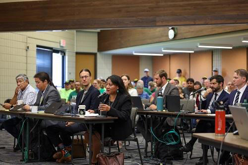 Opening statements in Enbridge Line 5 reroute case show split over pipeline's risk, reward