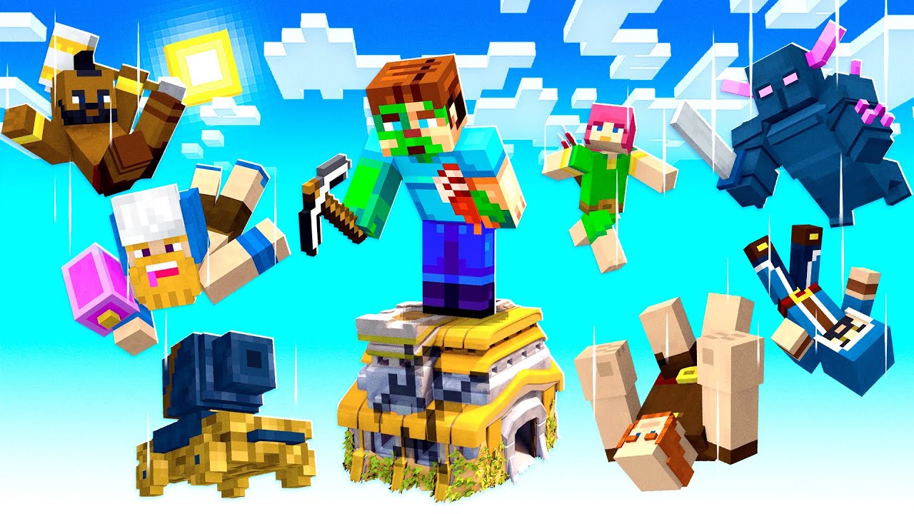 Minecraft But It’s Only 1 CLASH of CLANS Block