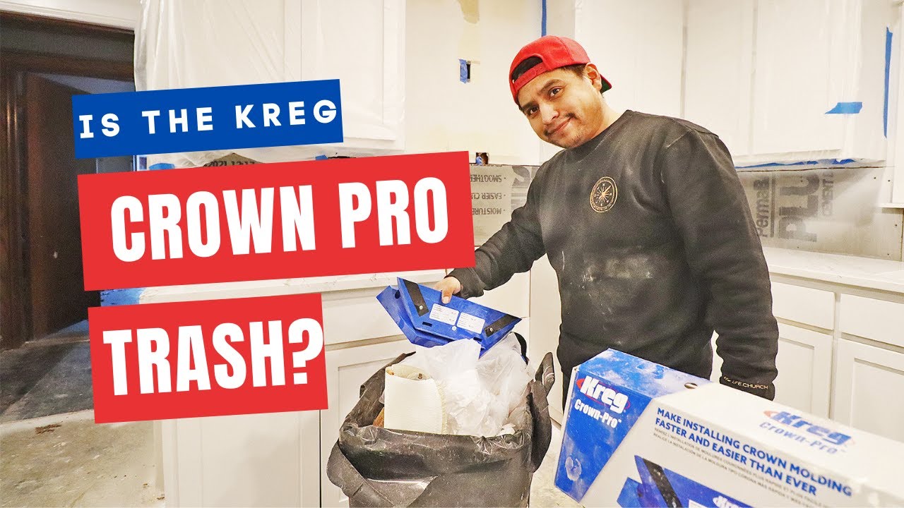 Is the Kreg Crown Pro Trash? - Kreg Crown-Pro Crown Molding Tool Setup ...