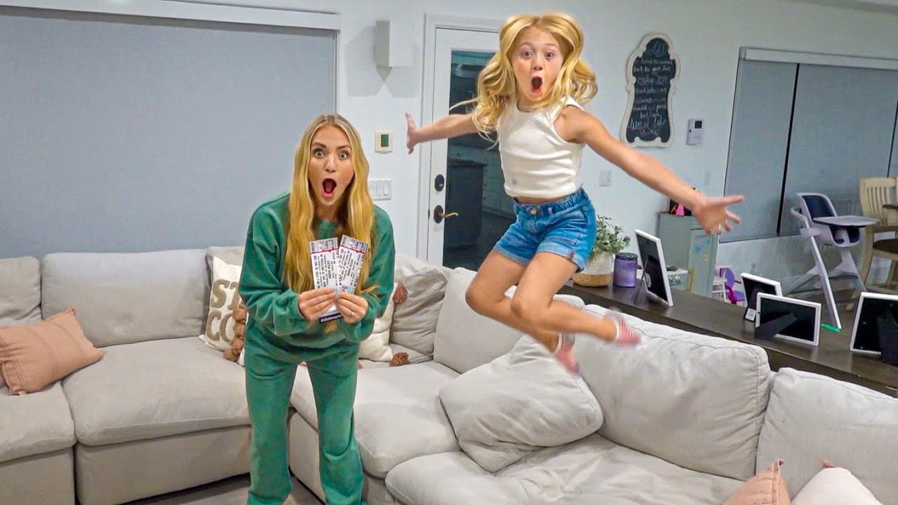 Family surprises Everleigh with VIP tickets to meet her idol