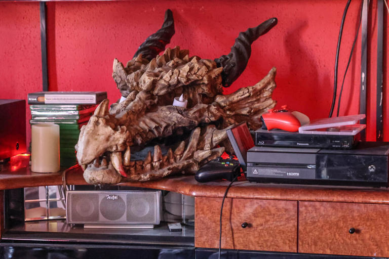 Bei Frank und Tanja Laux stecken die Wände voller Rock ’n’ Roll