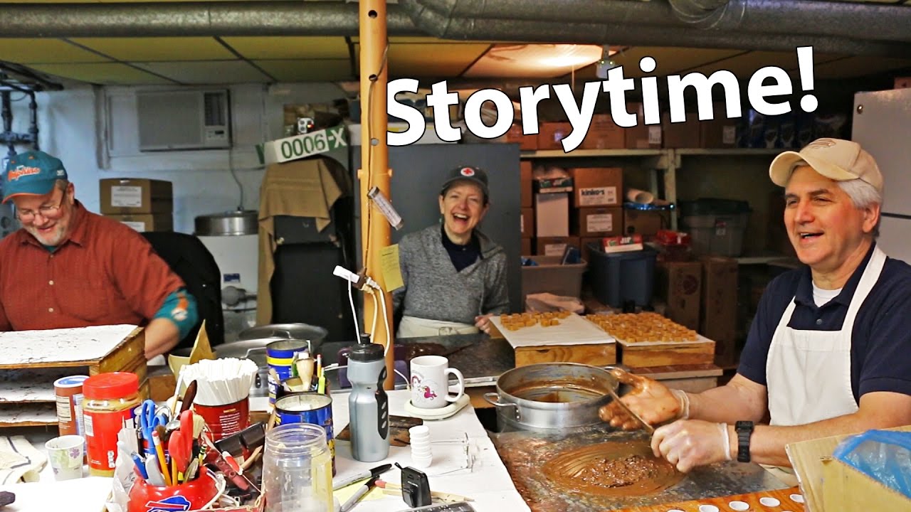 Three Tables Overflowing with Chocolate
