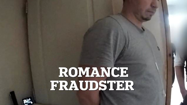 Moment serial fraudster is arrested after he conned women out of £40k