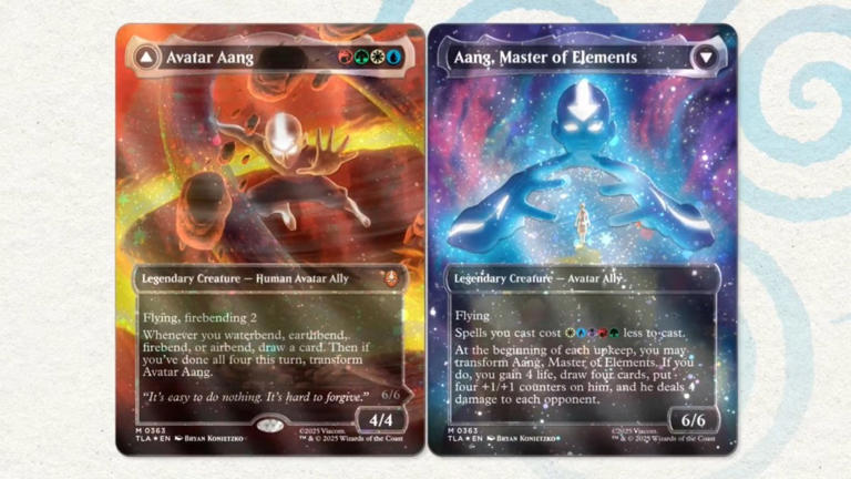 First Look at Magic: The Gathering's Avatar: The Last Airbender Set