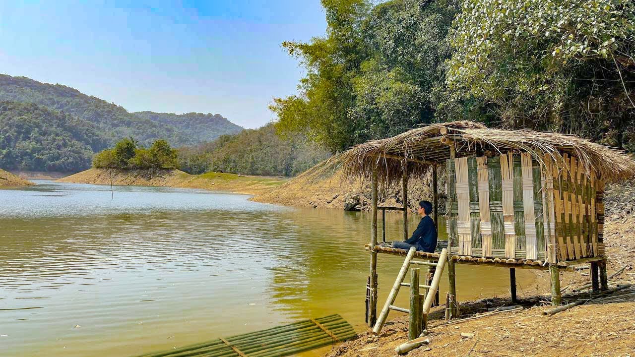 Temukan cara membuat dinding bambu yang kuat!