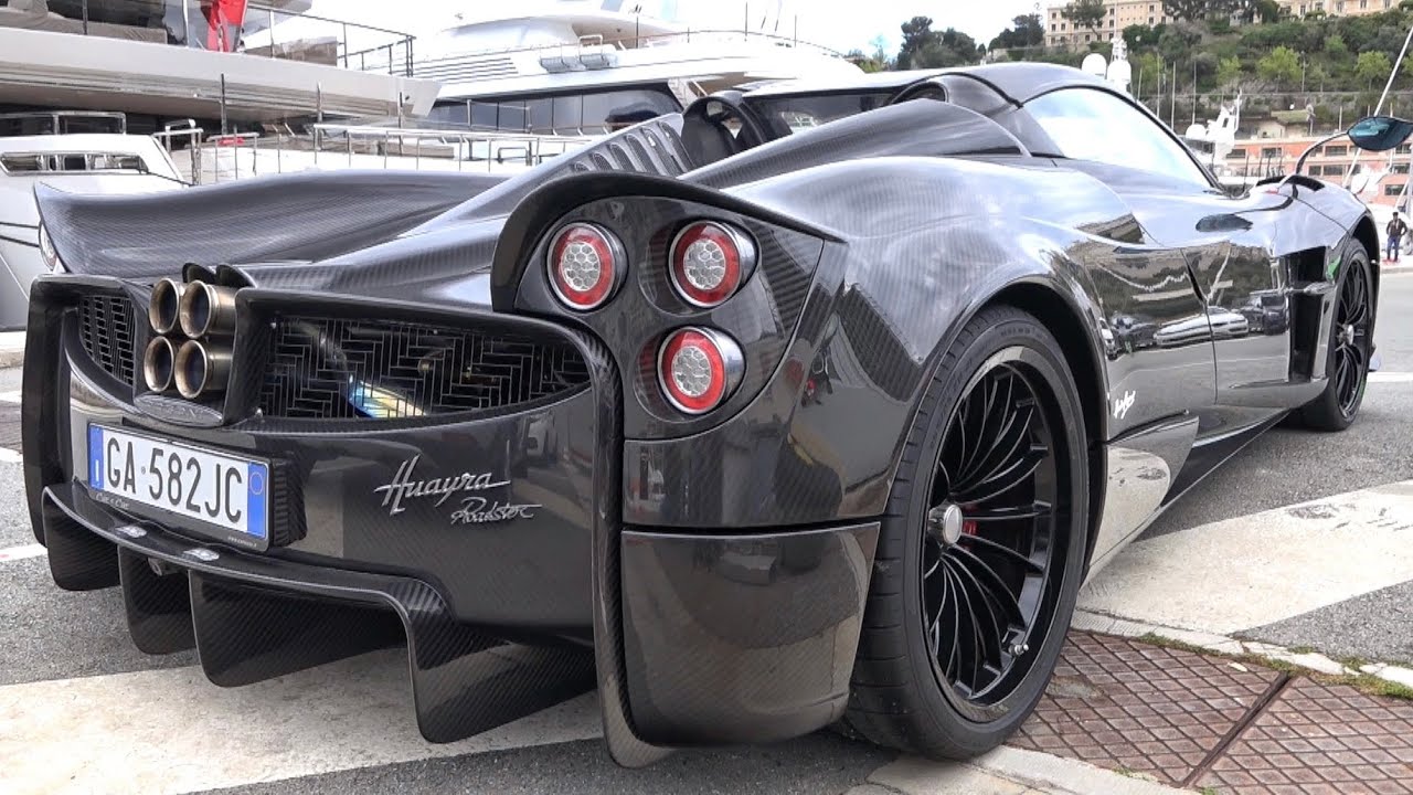 Très RARE Pagani Huayra Roadster en carbone ! 👌🏼