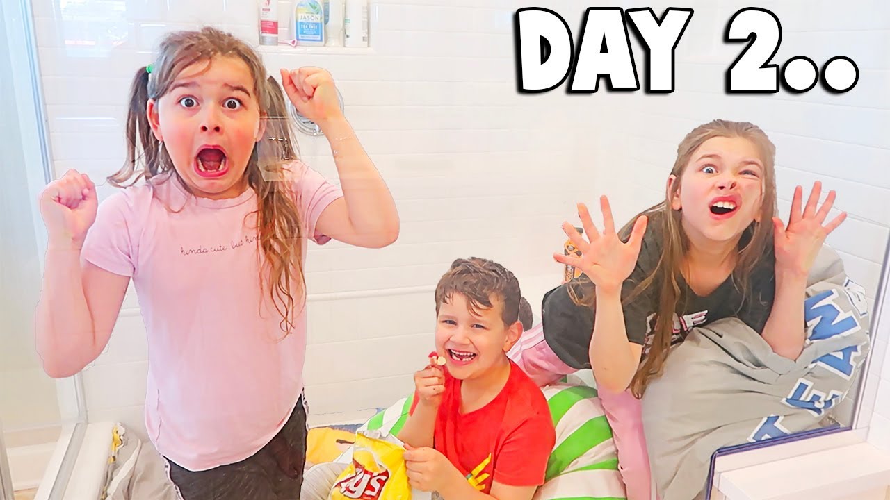 Last to Leave the Bathroom Gets $1,000! (Insane Challenge)