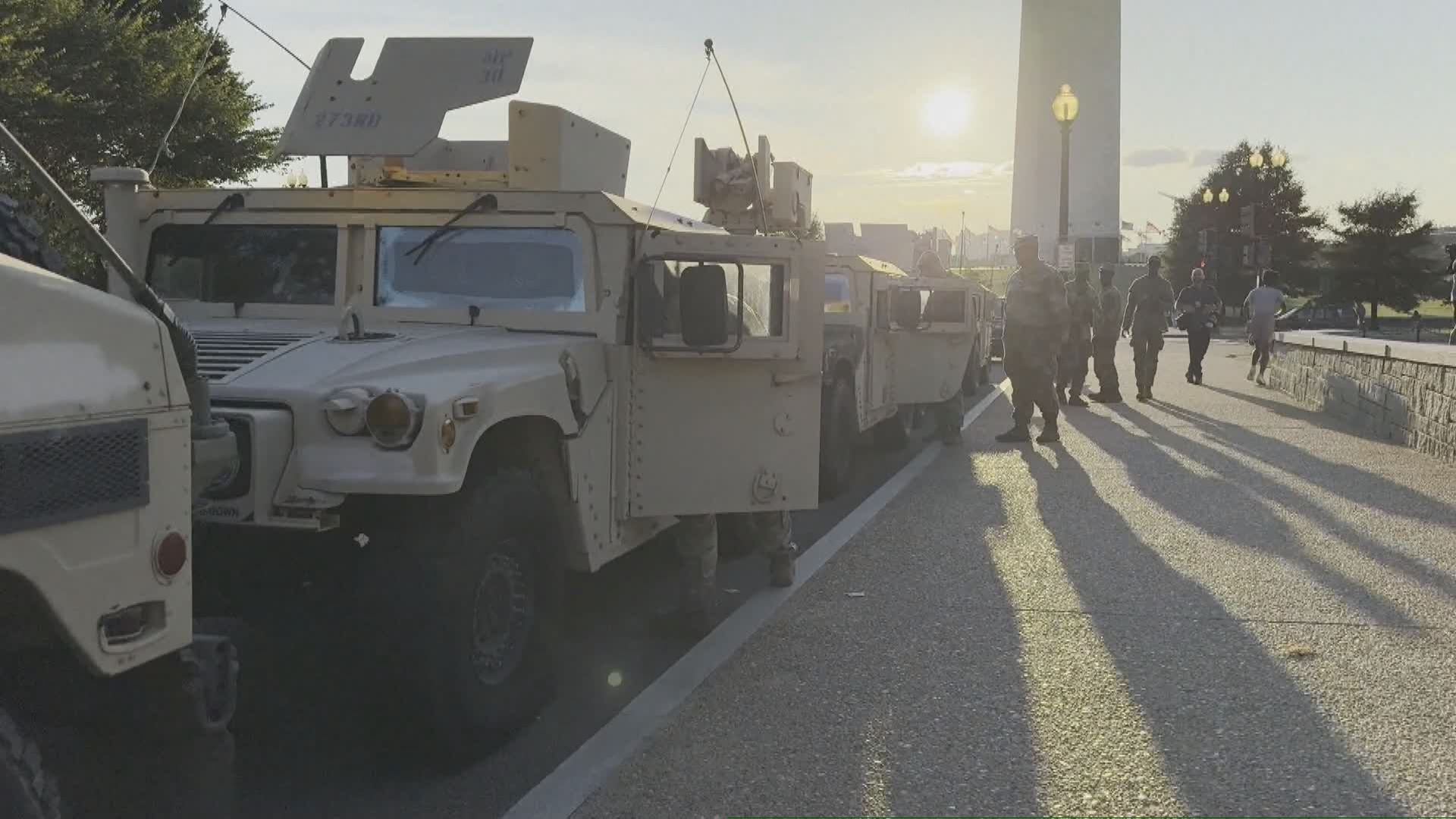 Trump's show of power with military takeovers