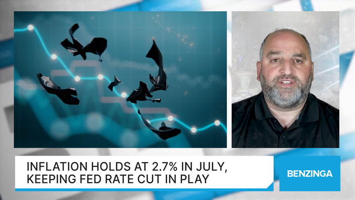 Inflation Holds At 2.7% In July, Keeping Fed Rate Cut In Play