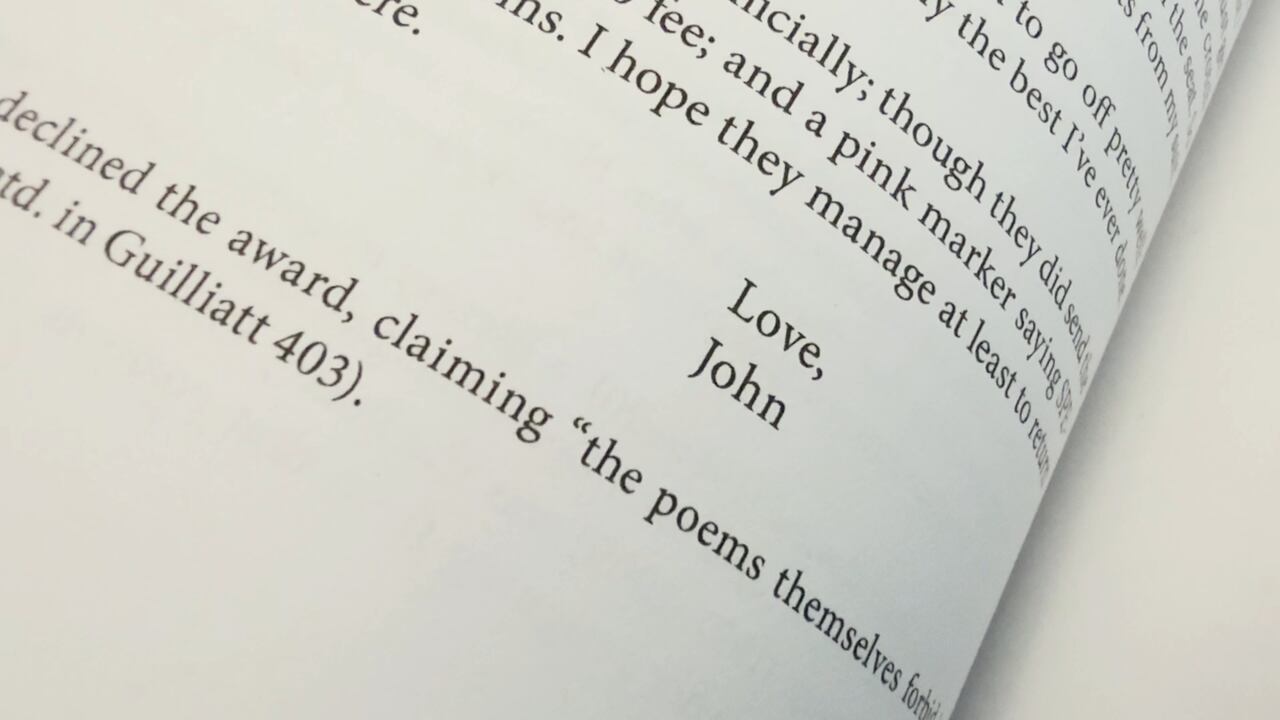 Guelph author publishes collection of letters from John Newlove