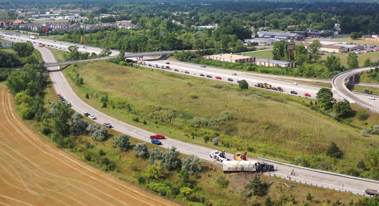 I-75 ramp, portion of I-675 reopen following semi crash